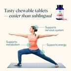 Chewable vitamin B12 for easy intake