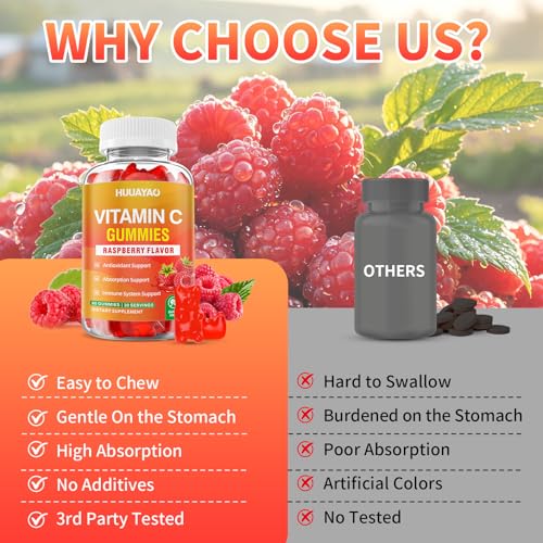 Chewable vitamin C for easy absorption