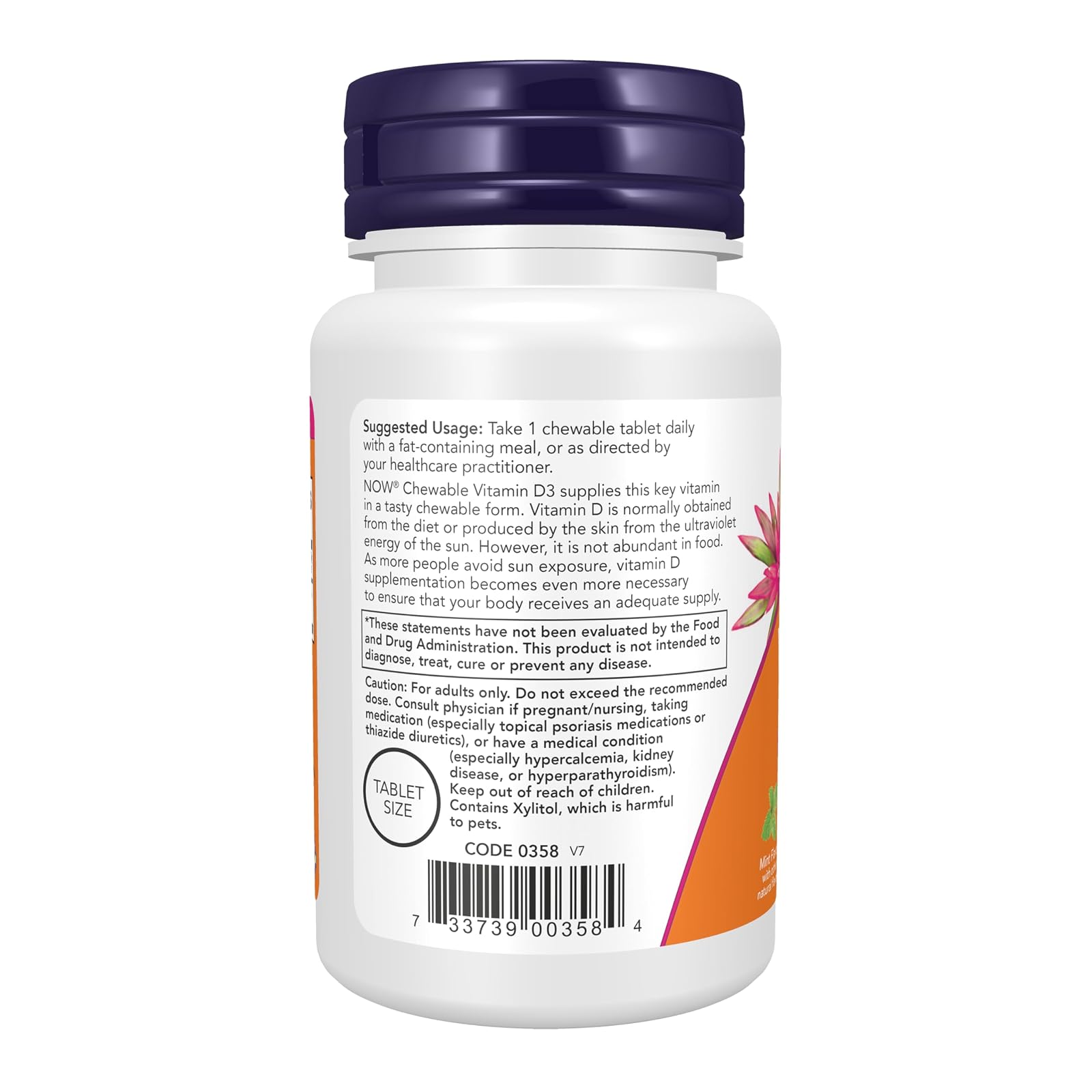 chewable Vitamin D for bone health