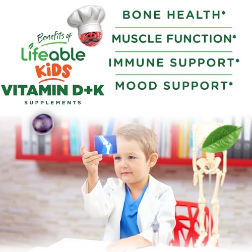 Chewable vitamin D gummies for children