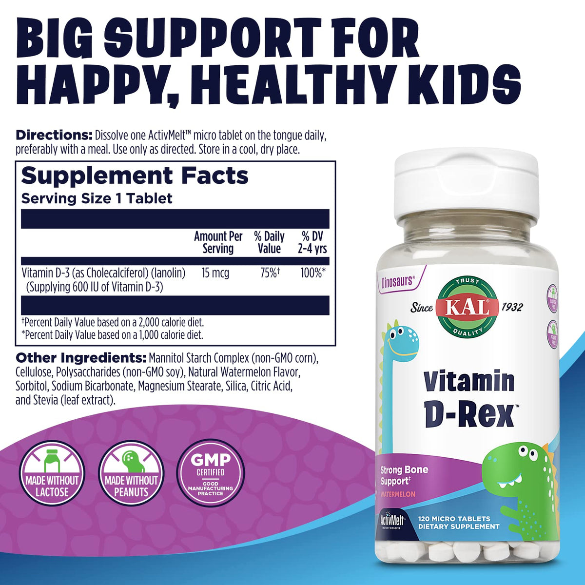 chewable Vitamin D micro tablets