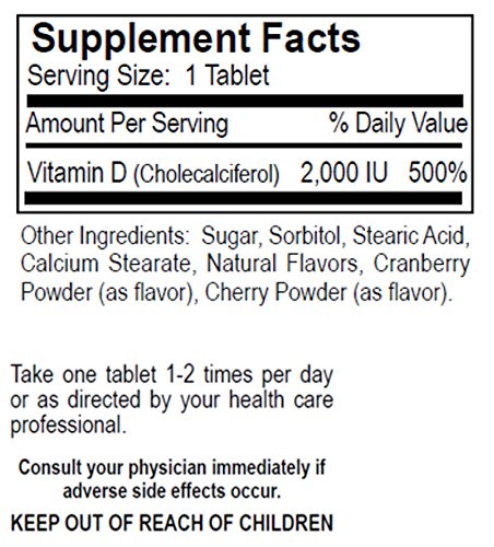 chewable Vitamin D3 for daily health