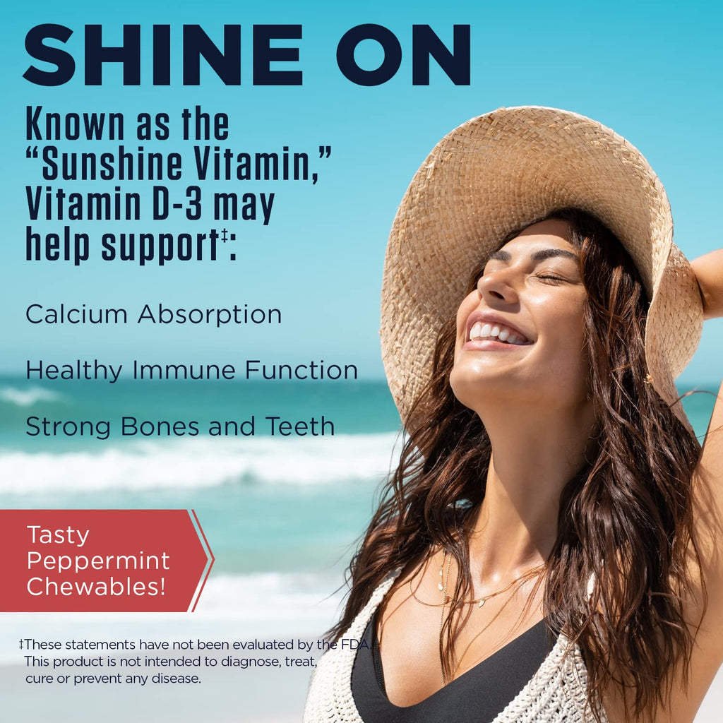 Chewable Vitamin D3 for easy intake