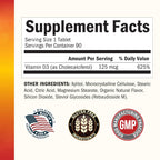 chewable Vitamin D3 for easy intake