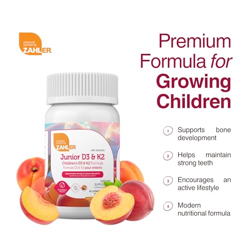 Chewable vitamin D3 K2 for children