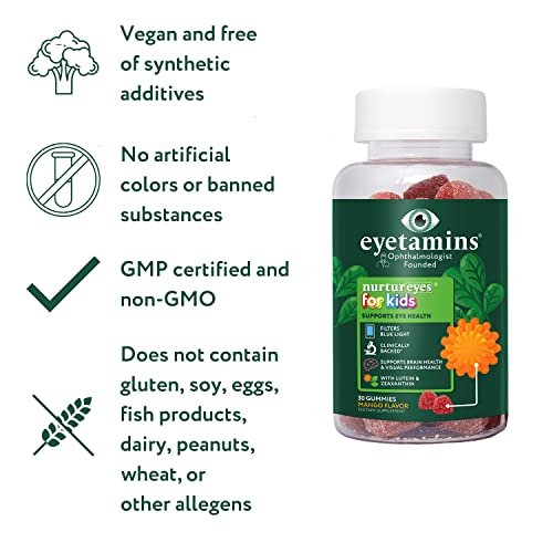 Chewable vitamins for children's eye health