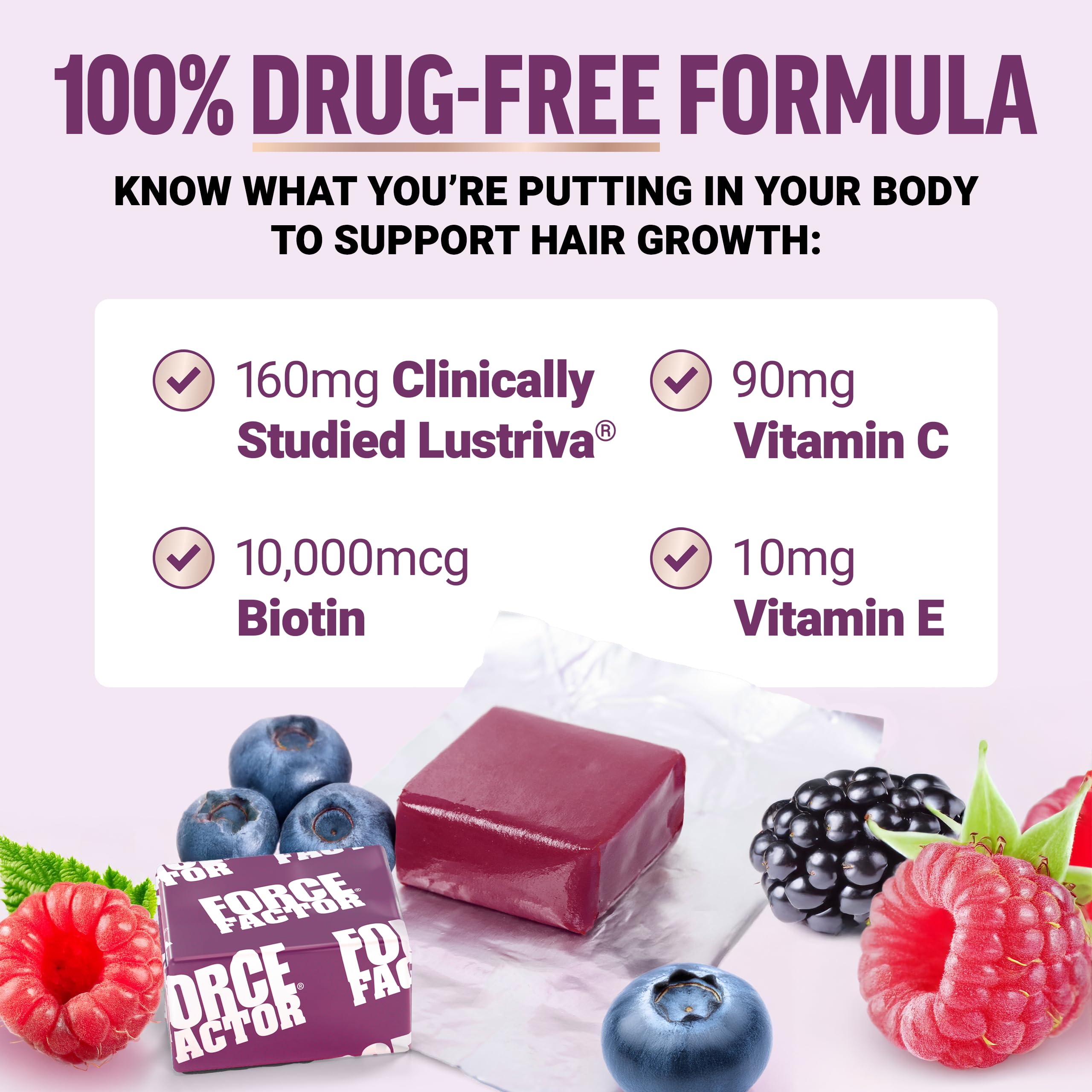 chewable vitamins for hair vitality