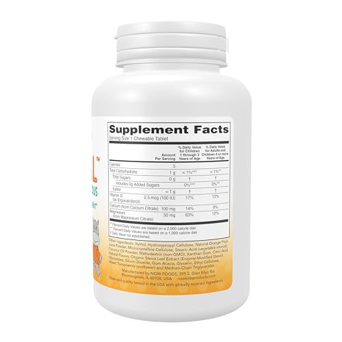 Chewable vitamins for healthy bones