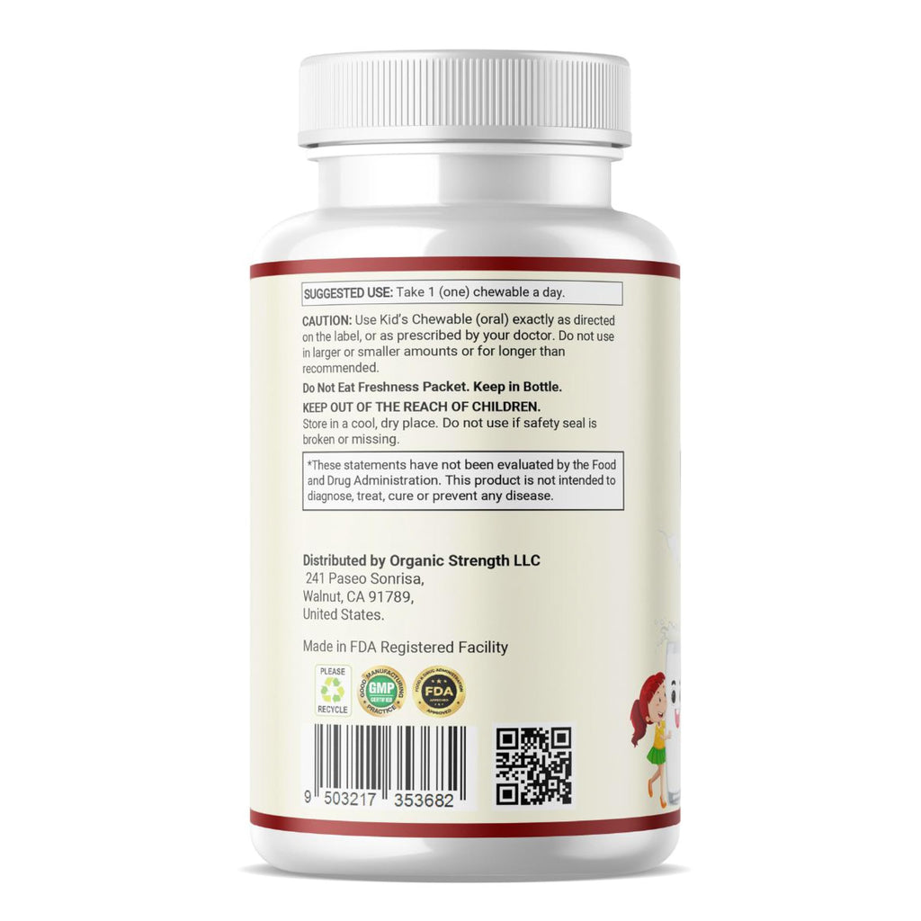 Chewable vitamins for healthy brains