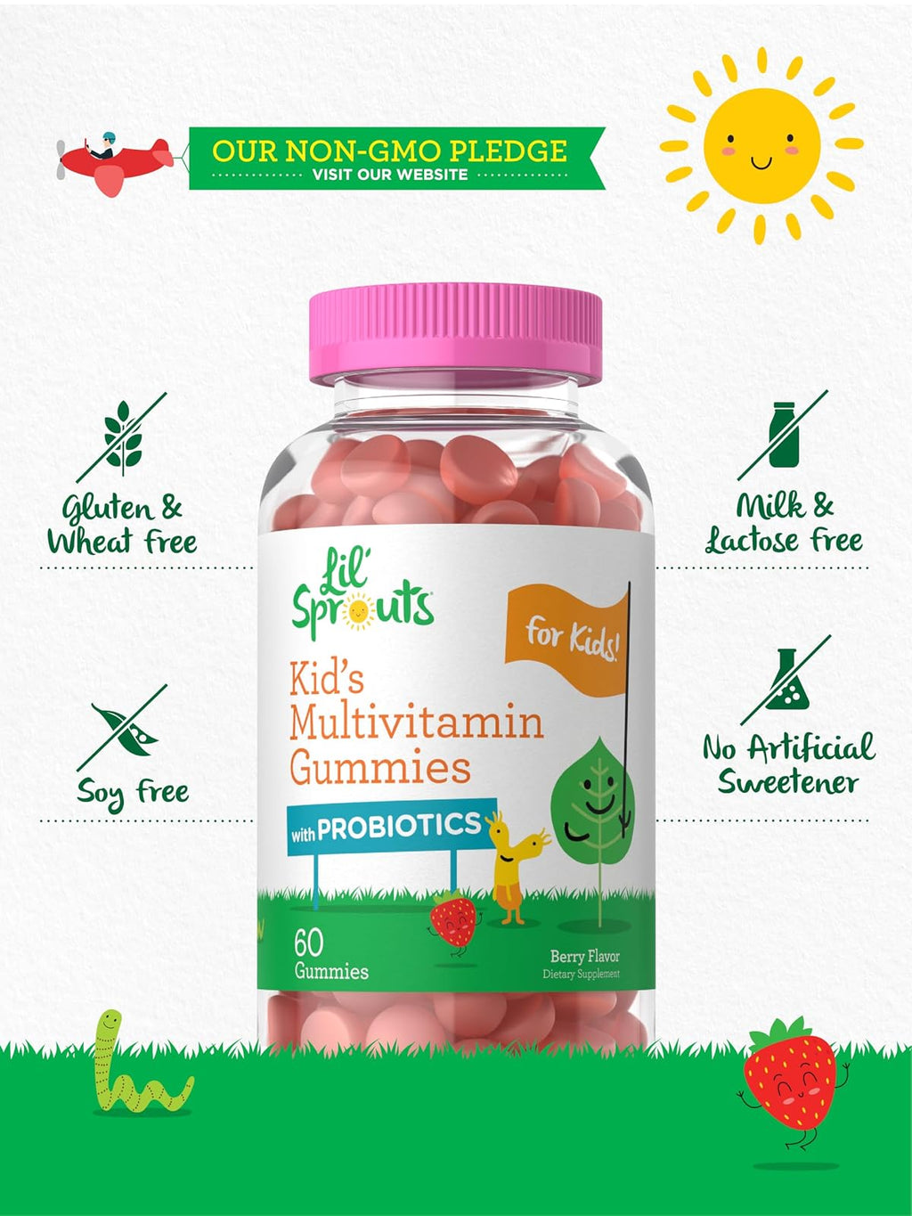 Chewable vitamins for healthy growth