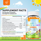 Chewable zeolite gummies for kids