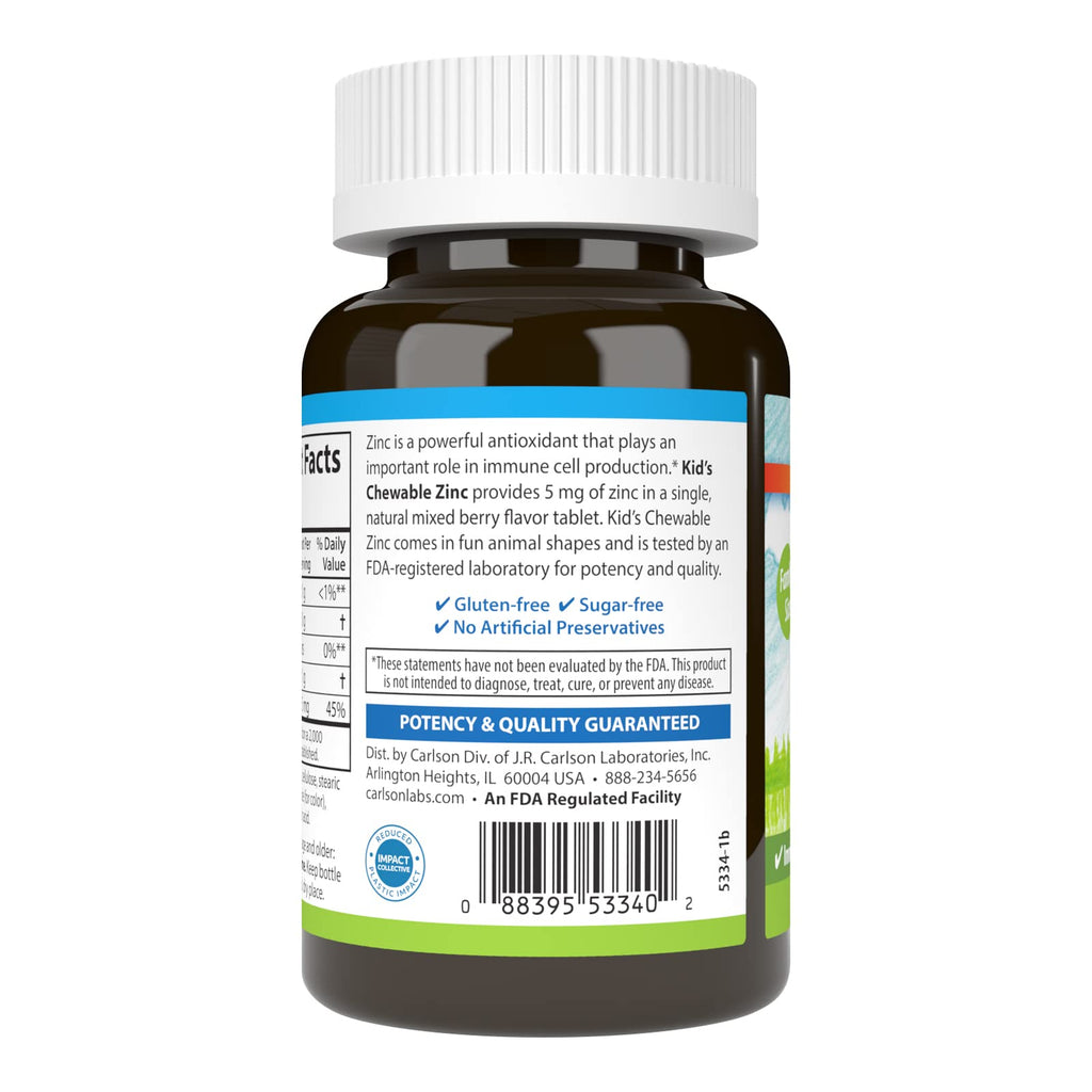 chewable zinc picolinate for healthy growth