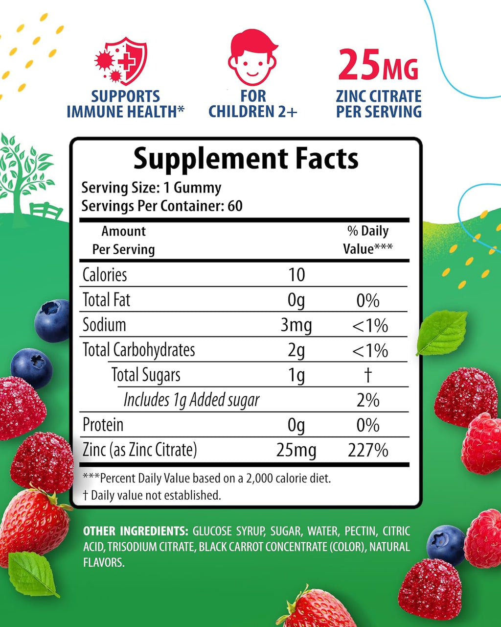chewable zinc supplement for children