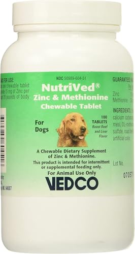 chewable zinc tablets for canine health