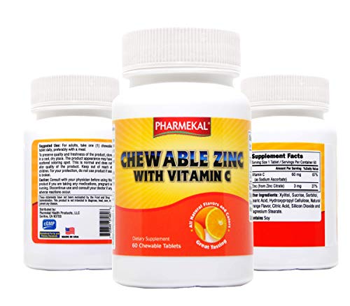 chewable zinc vitamin C supplement