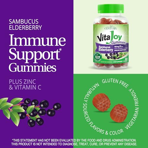 chewy elderberry gummies for immune health