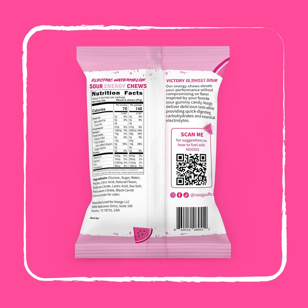 chewy energy boost for sports