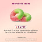 Chewy fiber rings for healthy digestion