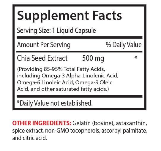 chia oil for glowing complexion
