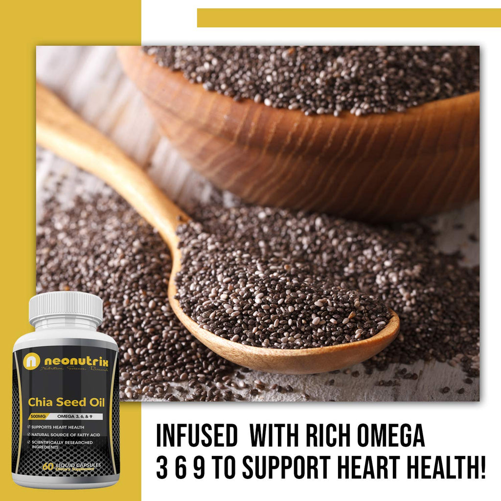 Chia seed oil for daily nutrition
