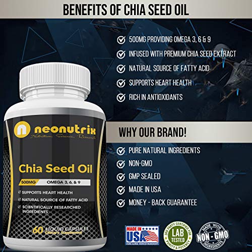 Chia seed oil for hair health