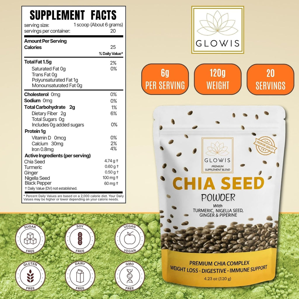 chia seed powder for healthy snacks