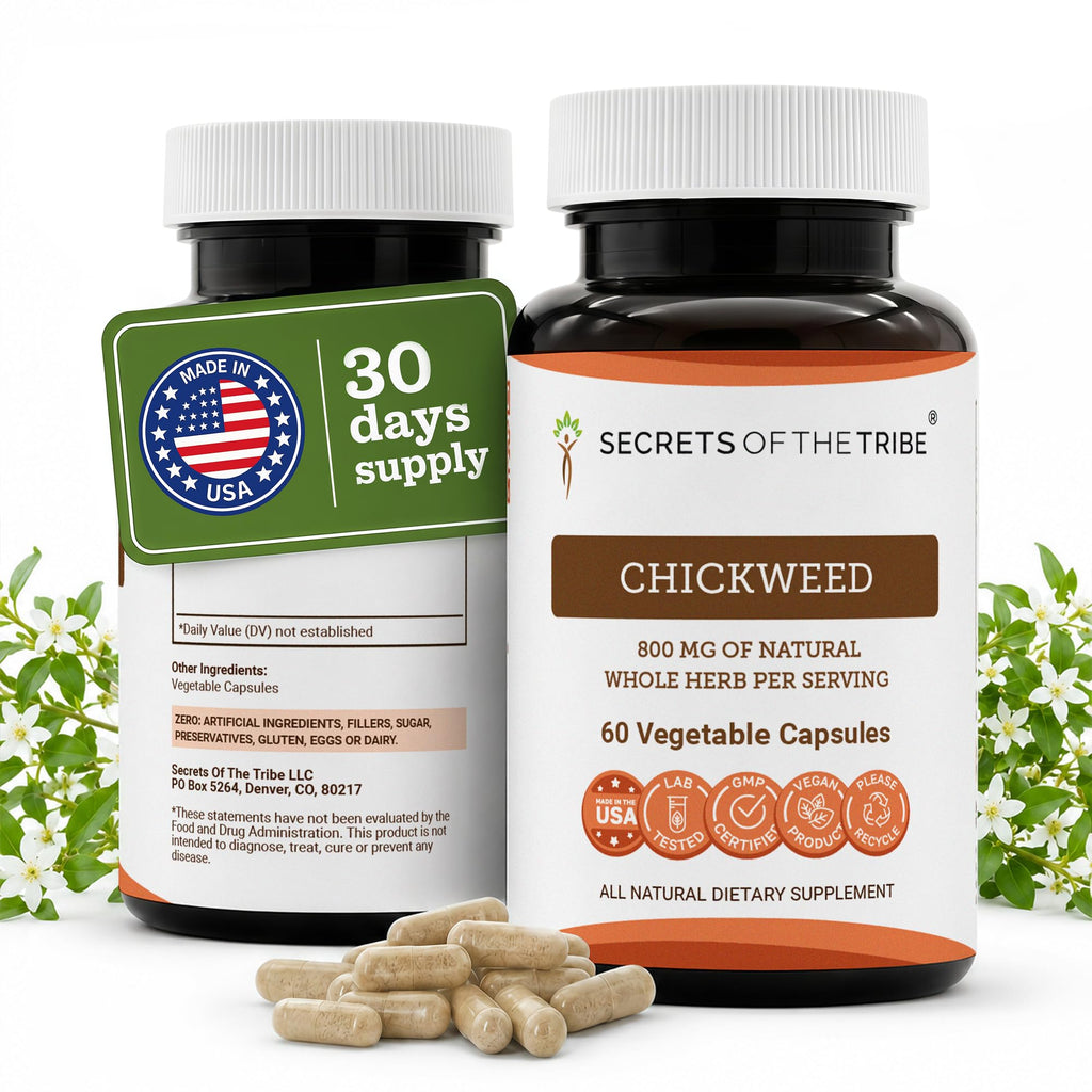 Chickweed capsules for skin health