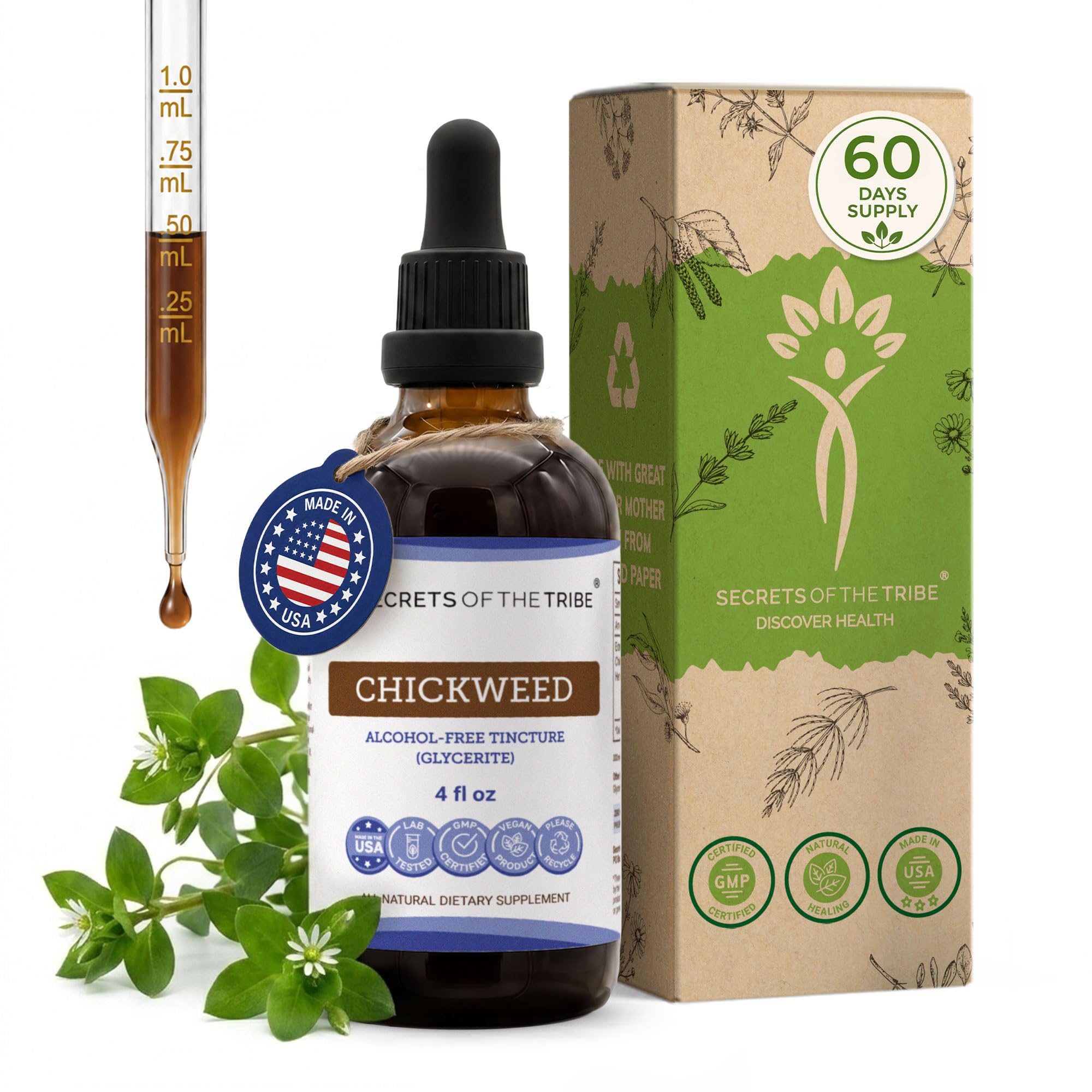 Chickweed extract for skin health