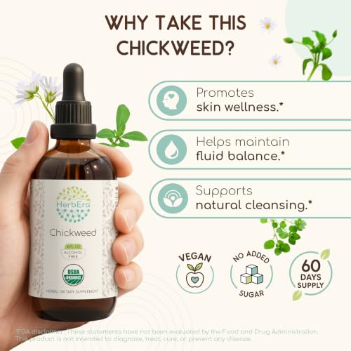 chickweed extract for skin health