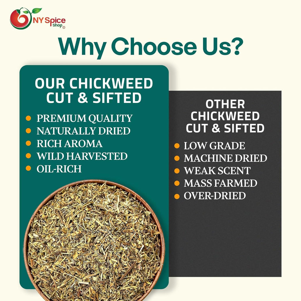 chickweed herb for calming brews