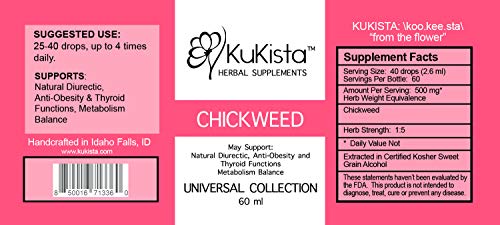 chickweed liquid extract for daily use