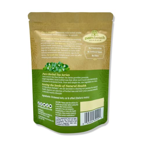 Chickweed tea for skin health