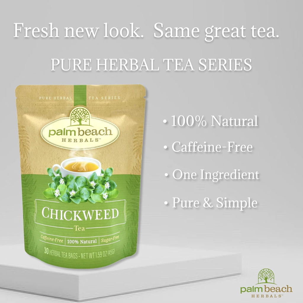 Chickweed tea for soothing relief