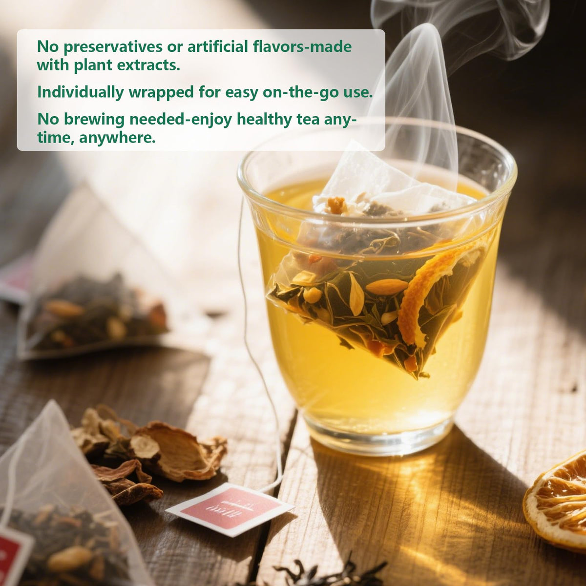 Chicory and gardenia tea for wellness