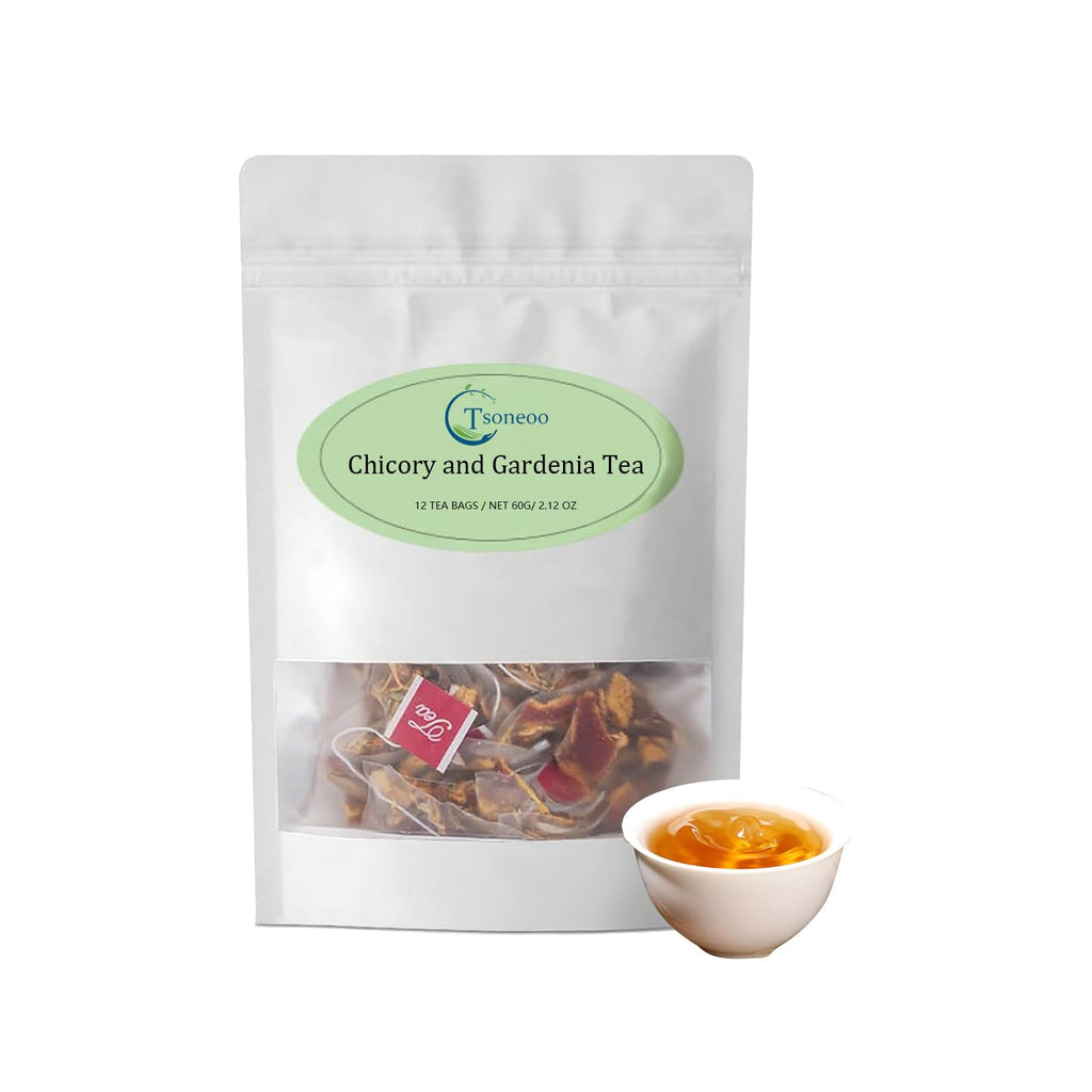 Chicory herbal tea bags for relaxation