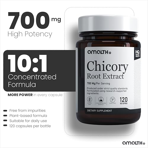 Chicory root capsules for wellness