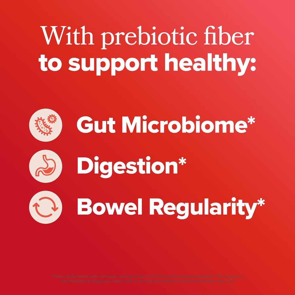 Chicory root inulin fiber supplement