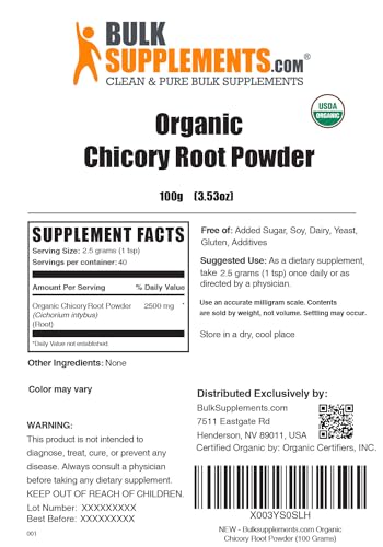 chicory root powder for daily nutrition