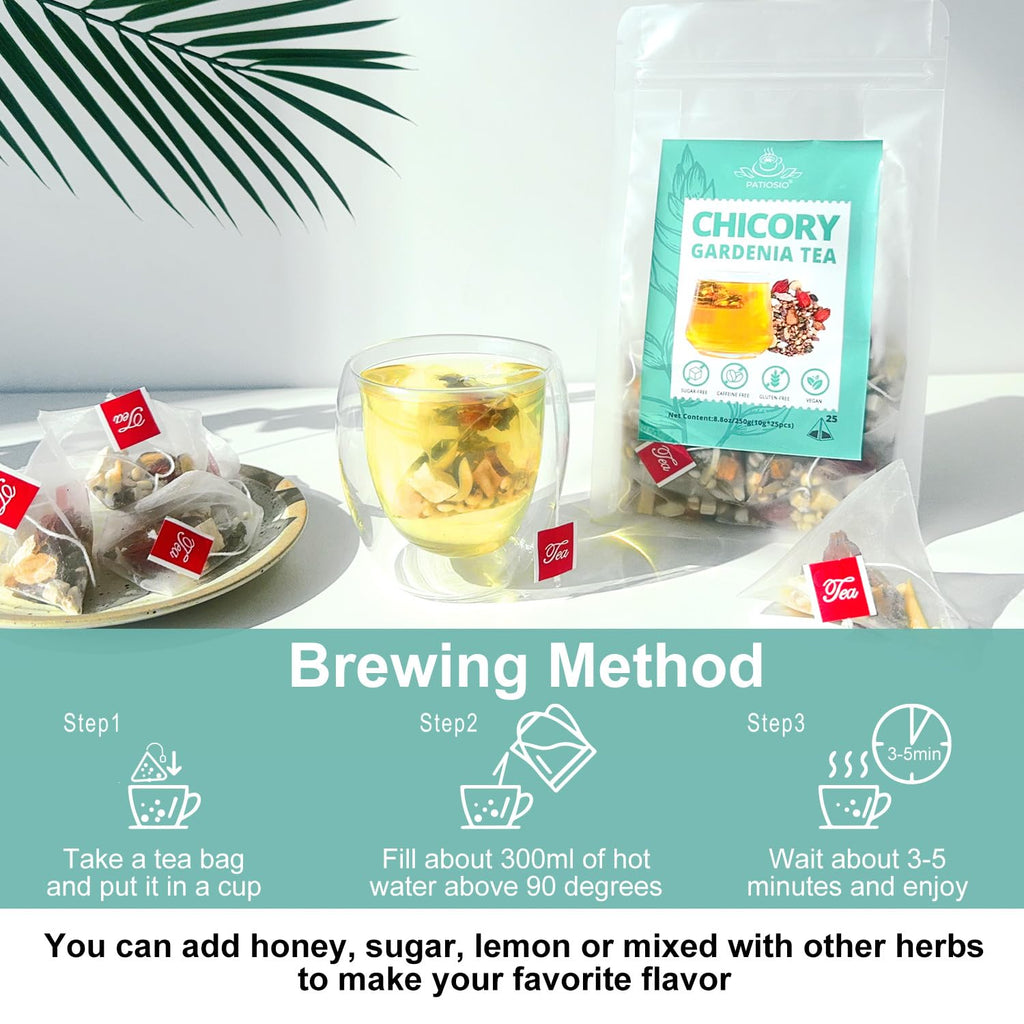 Chicory tea bags for everyday enjoyment