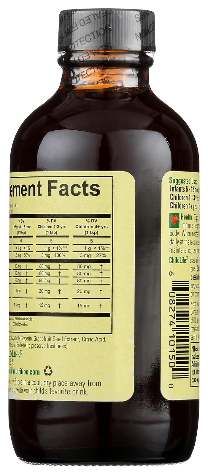 Child Life whole food multivitamin formula