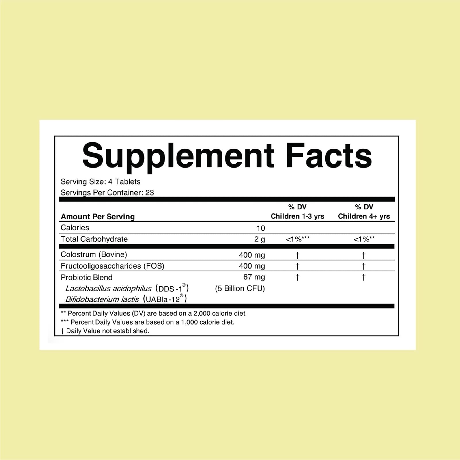 ChildBiotics with colostrum benefits