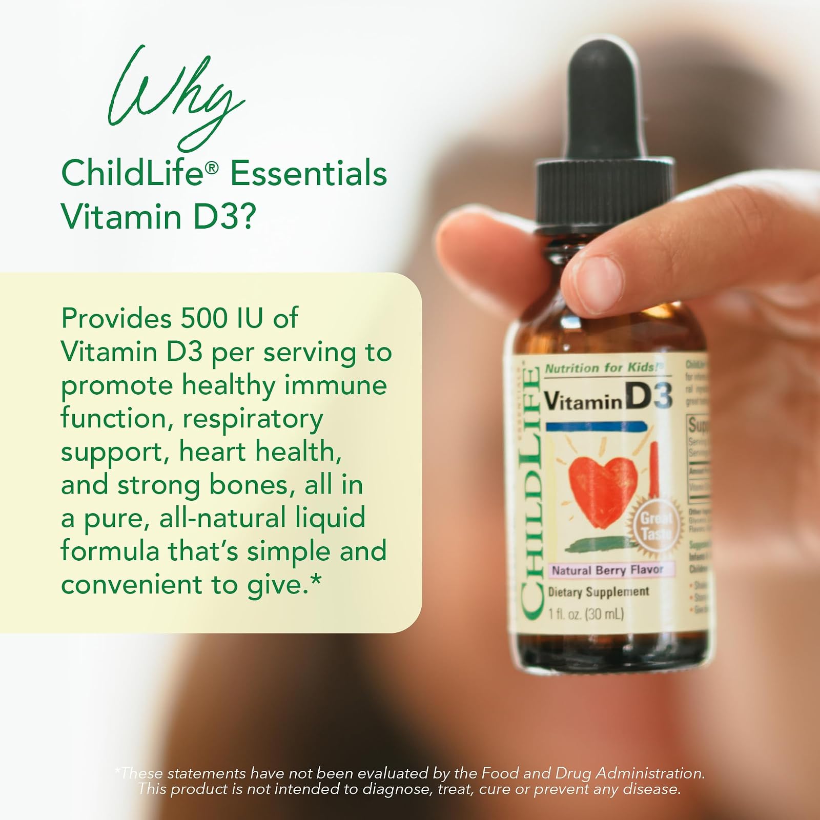 ChildLife vitamin D3 drops 1000 IU