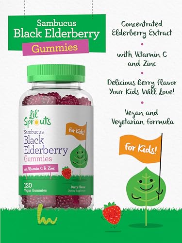 children's elderberry gummies with vitamin C