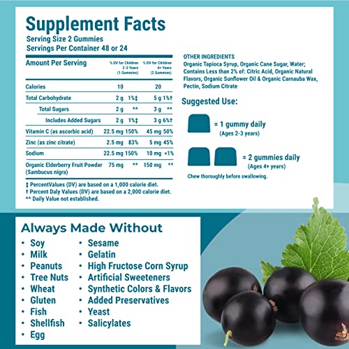 children's elderberry vitamin C supplement