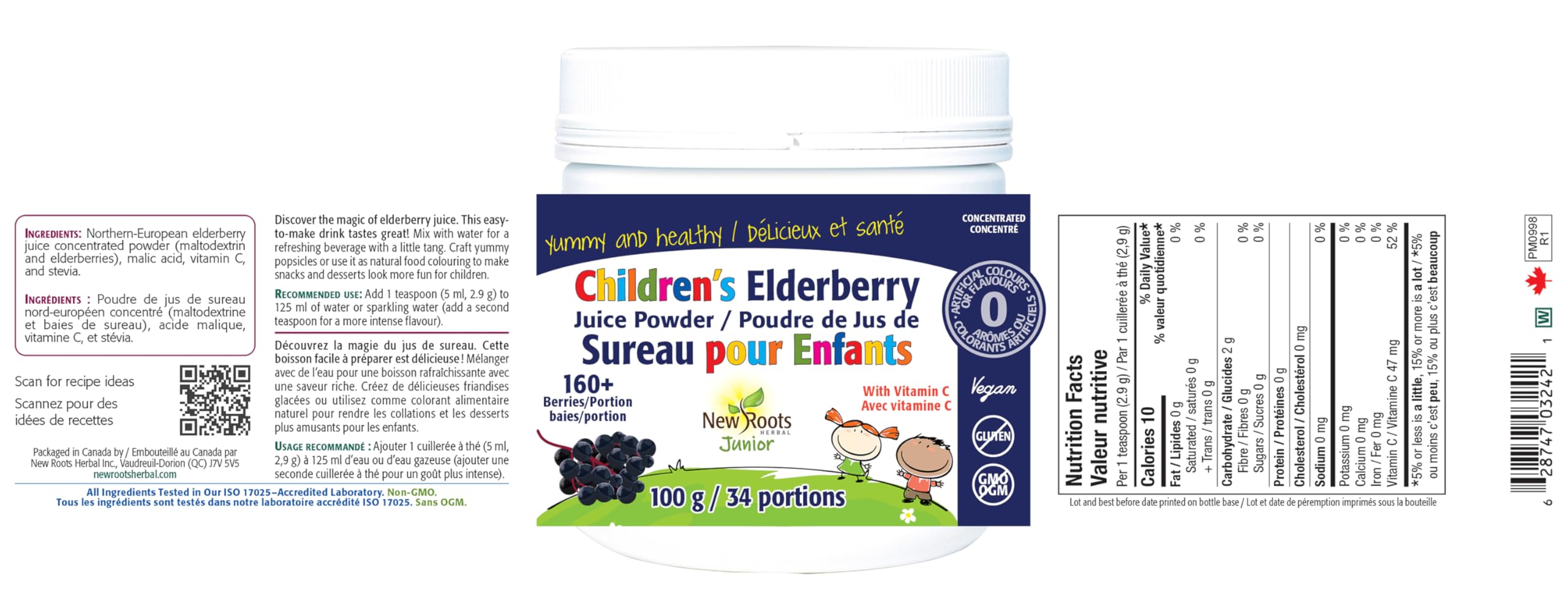 children's health with elderberry extract