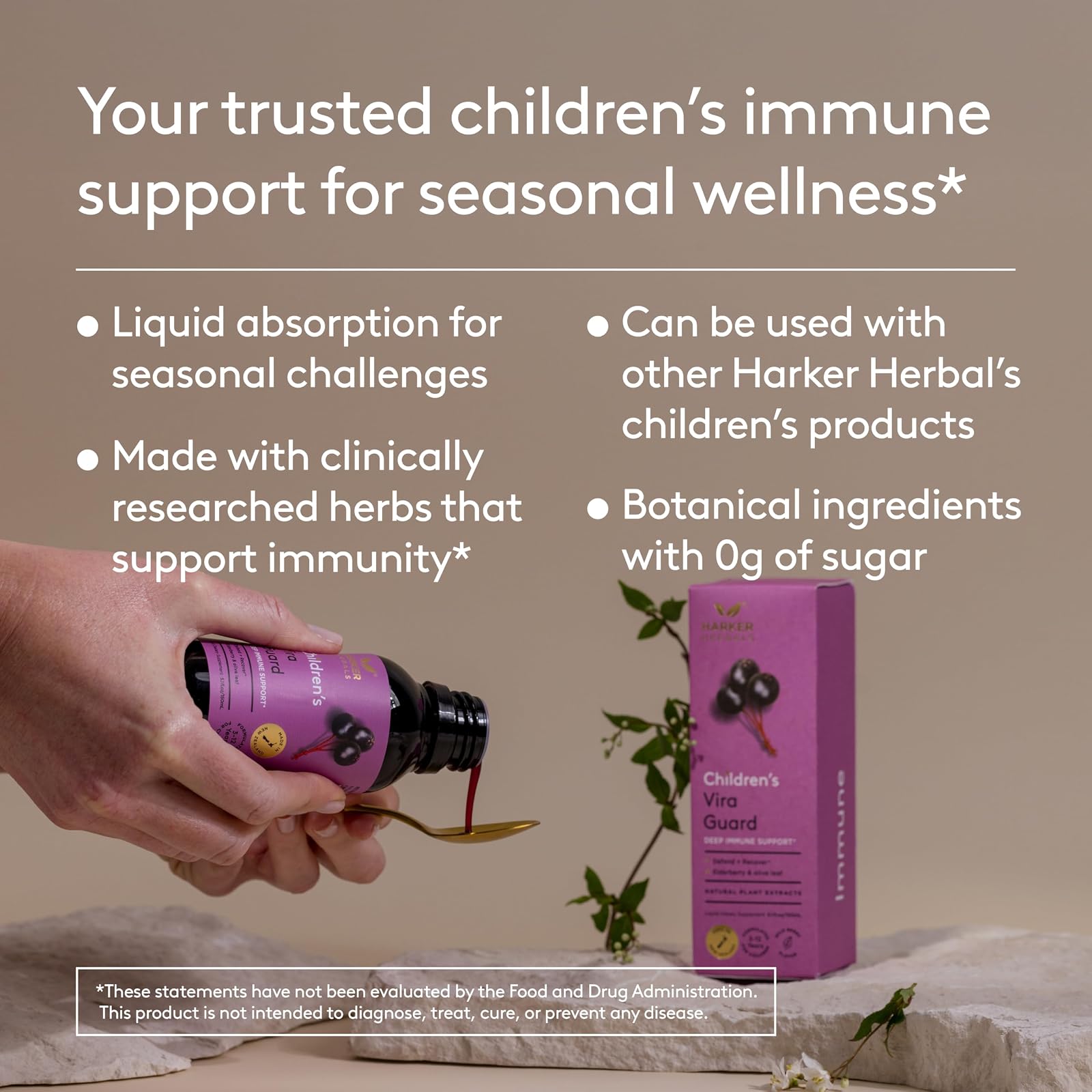 children's immune wellbeing liquid supplement