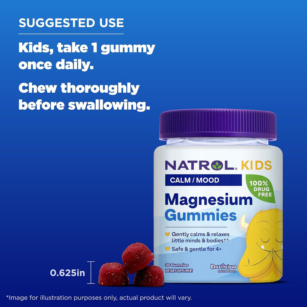 children's magnesium supplement with raspberry