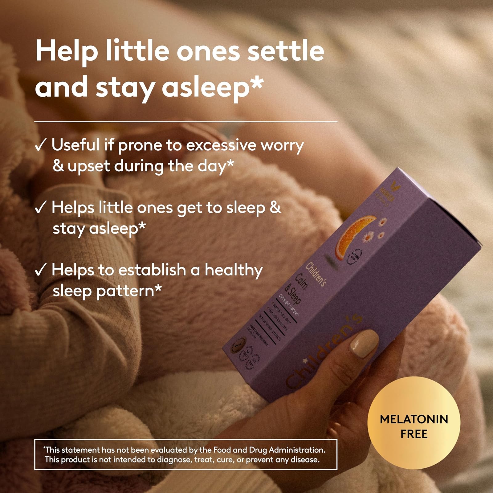 Children's multivitamins for peaceful sleep