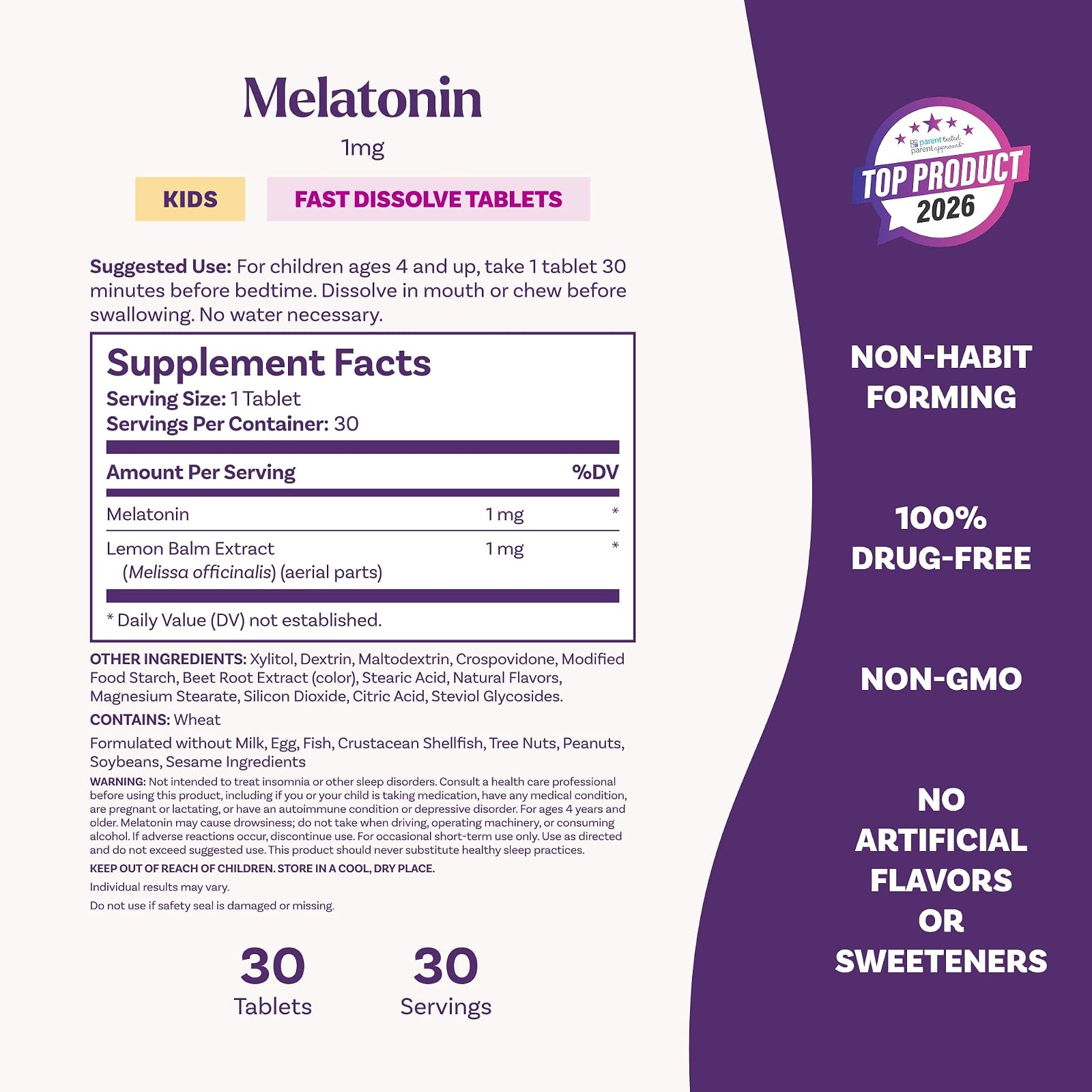 children's sleep support vitamins