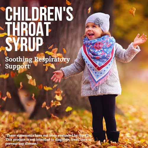 children's throat syrup with black cherry